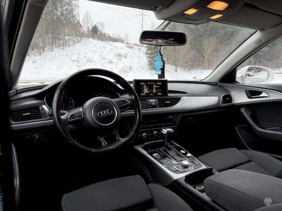 White Audi A6 2012 in Vilnius, with an engine capacity of 2.00 L and mileage of 299 thousand km for 7500 €, photo 6 on AUTOMOTO.COM.LV