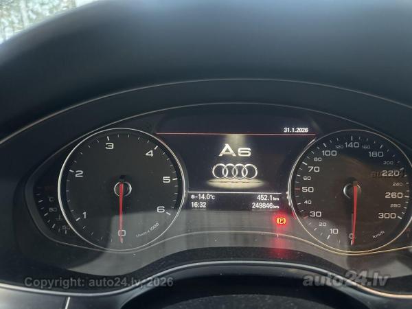 White Audi A6 2012 in Viljandi, with an engine capacity of 3.00 L and mileage of 249 thousand km for 11900 €, photo 11 on AUTOMOTO.COM.LV