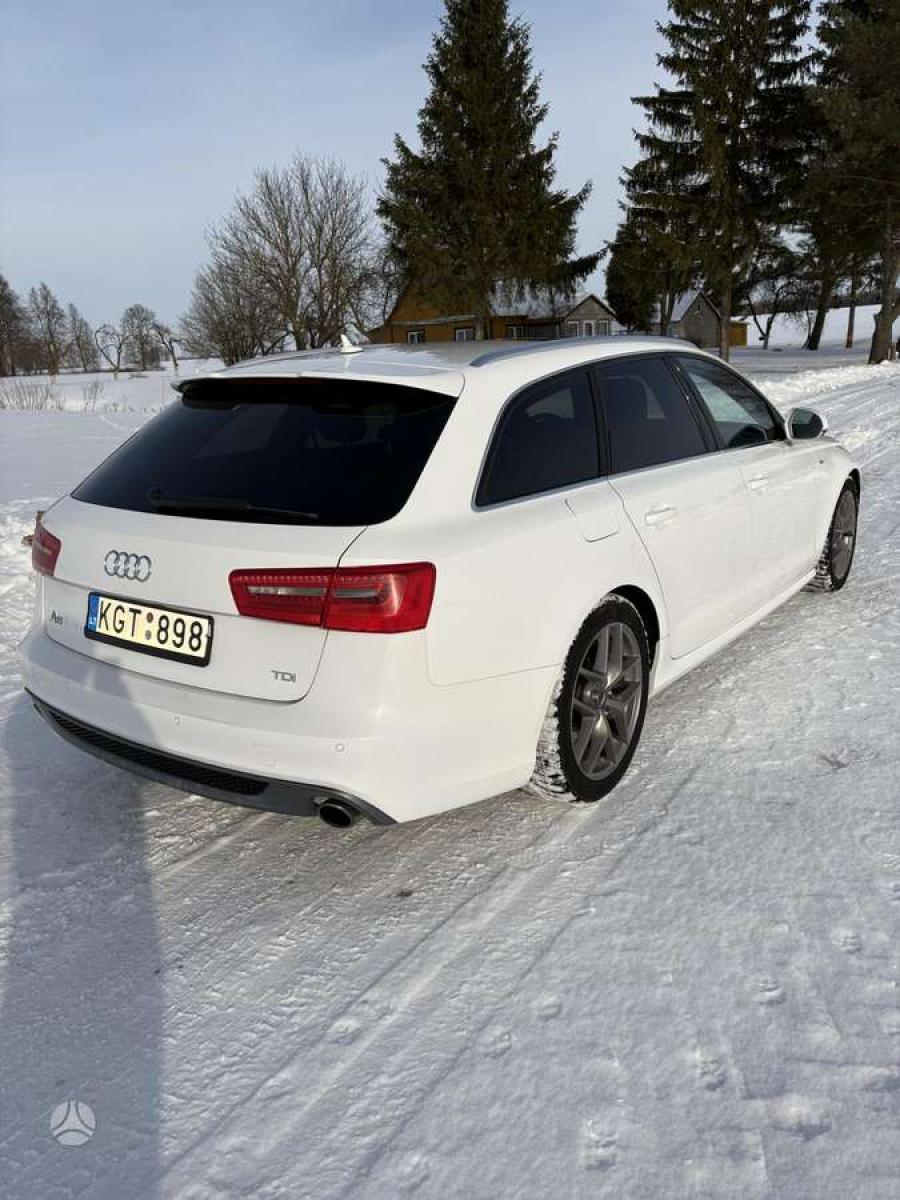 White Audi A6 2012 in Kedainiai, with an engine capacity of 3.00 L and mileage of 311 thousand km for 10900 €, photo 5 on AUTOMOTO.COM.LV