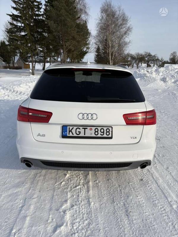White Audi A6 2012 in Kedainiai, with an engine capacity of 3.00 L and mileage of 311 thousand km for 10900 €, photo 6 on AUTOMOTO.COM.LV