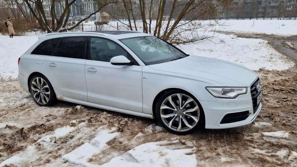 White Audi A6 2012 in Vilnius, with an engine capacity of 2.97 L and mileage of 271 thousand km for 11400 €, photo 10 on AUTOMOTO.COM.LV