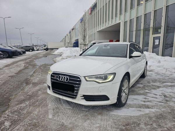 White Audi A6 2012 in Vilnius, with an engine capacity of 2.97 L and mileage of 287 thousand km for 8499 €, photo 1 on AUTOMOTO.COM.LV