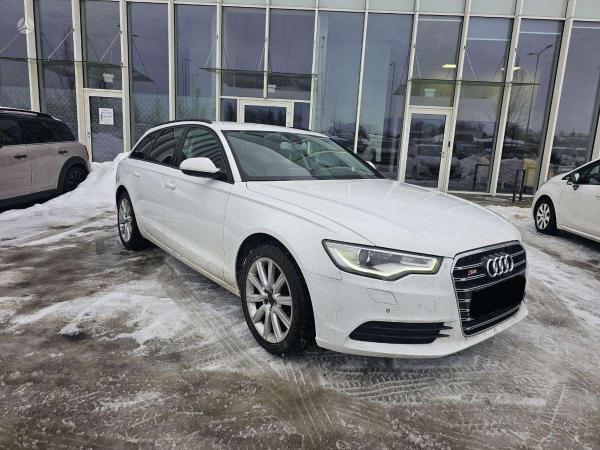 White Audi A6 2012 in Vilnius, with an engine capacity of 2.97 L and mileage of 287 thousand km for 8499 €, photo 3 on AUTOMOTO.COM.LV