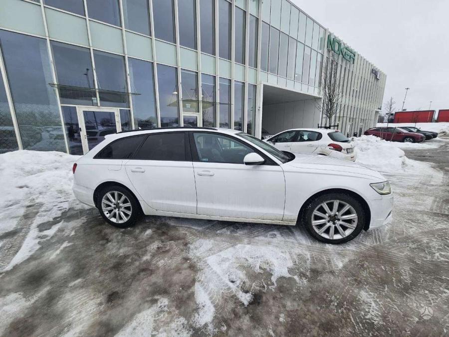 White Audi A6 2012 in Vilnius, with an engine capacity of 2.97 L and mileage of 287 thousand km for 8499 €, photo 7 on AUTOMOTO.COM.LV