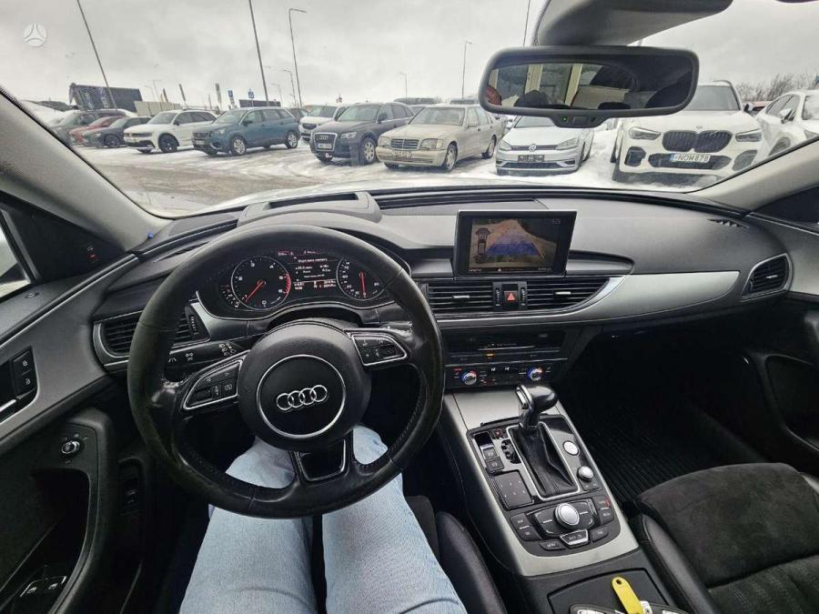 White Audi A6 2012 in Vilnius, with an engine capacity of 2.97 L and mileage of 287 thousand km for 8499 €, photo 9 on AUTOMOTO.COM.LV