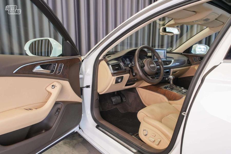 Balts Audi A6 2012 Marijampole, ar dzinēja tilpumu 3.00 L un nobraukumu 246 tūkst. km par 10950 €, foto 23 vietnē AUTOMOTO.COM.LV