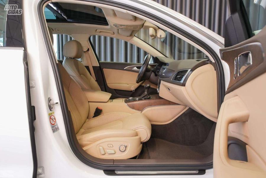 Balts Audi A6 2012 Marijampole, ar dzinēja tilpumu 3.00 L un nobraukumu 246 tūkst. km par 10950 €, foto 33 vietnē AUTOMOTO.COM.LV