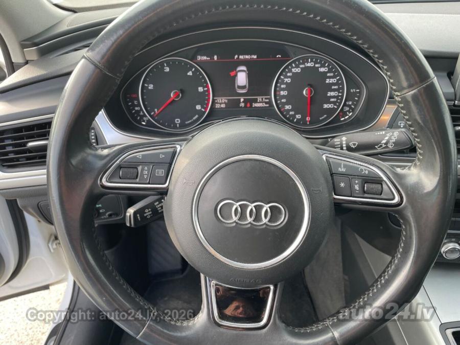White Audi A6 2012 in Tartu, with an engine capacity of 2.00 L and mileage of 249 thousand km for 8390 €, photo 17 on AUTOMOTO.COM.LV