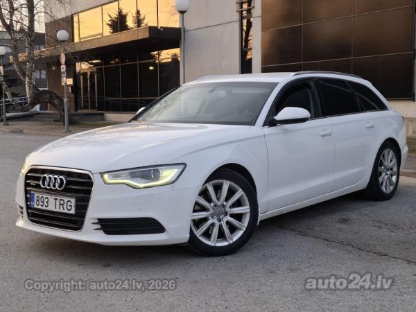 White Audi A6 2012 in Tartu, with an engine capacity of 3.00 L and mileage of 375 thousand km for 8999 €, photo 1 on AUTOMOTO.COM.LV