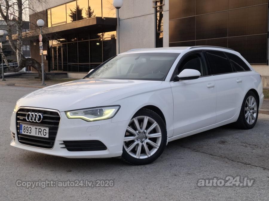 White Audi A6 2012 in Tartu, with an engine capacity of 3.00 L and mileage of 375 thousand km for 8999 €, photo 1 on AUTOMOTO.COM.LV