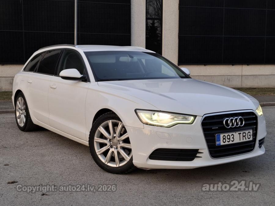 White Audi A6 2012 in Tartu, with an engine capacity of 3.00 L and mileage of 375 thousand km for 8999 €, photo 5 on AUTOMOTO.COM.LV