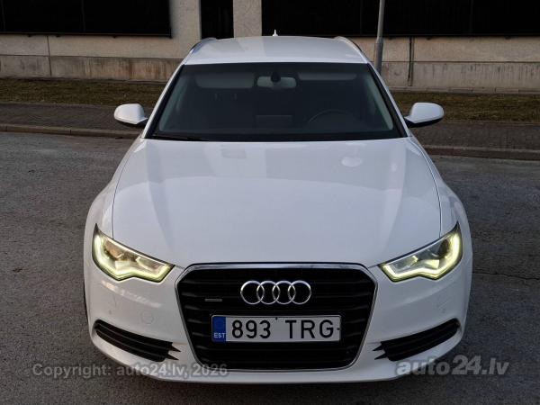 White Audi A6 2012 in Tartu, with an engine capacity of 3.00 L and mileage of 375 thousand km for 8999 €, photo 6 on AUTOMOTO.COM.LV