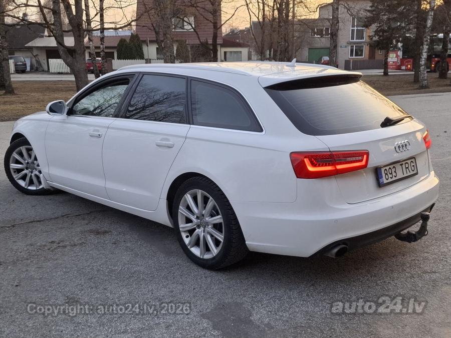 White Audi A6 2012 in Tartu, with an engine capacity of 3.00 L and mileage of 375 thousand km for 8999 €, photo 8 on AUTOMOTO.COM.LV
