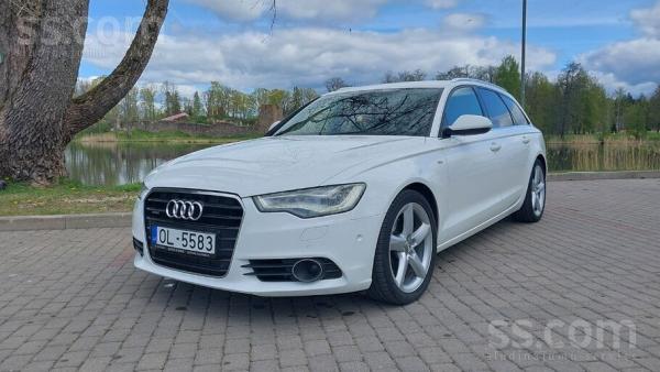 White Audi A6 2012 in Aluksne, with an engine capacity of 3.00 L and mileage of 0 thousand km for 7900 €, photo 1 on AUTOMOTO.COM.LV