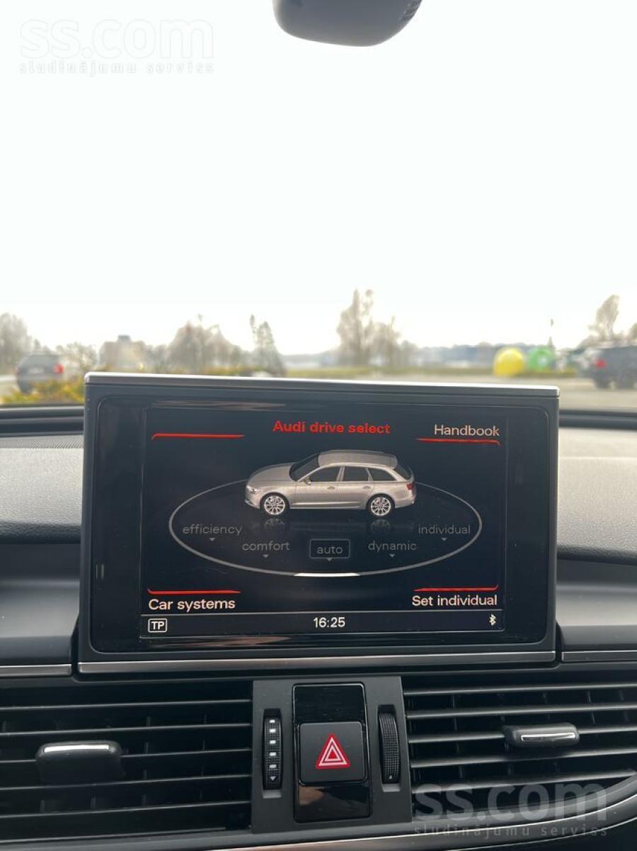 White Audi A6 2012 in Bauska, with an engine capacity of 3.00 L and mileage of 292 thousand km for 12900 €, photo 10 on AUTOMOTO.COM.LV