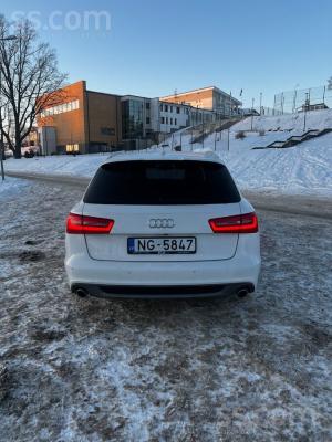 White Audi A6 2012 in Bauska, with an engine capacity of 3.00 L and mileage of 286 thousand km for 14000 €, photo 6 on AUTOMOTO.COM.LV