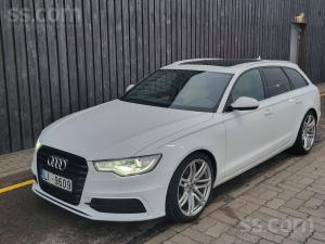 White Audi A6 2012 in Riga, with an engine capacity of 3.00 L and mileage of 344 thousand km for 11200 €, photo  on AUTOMOTO.COM.LV
