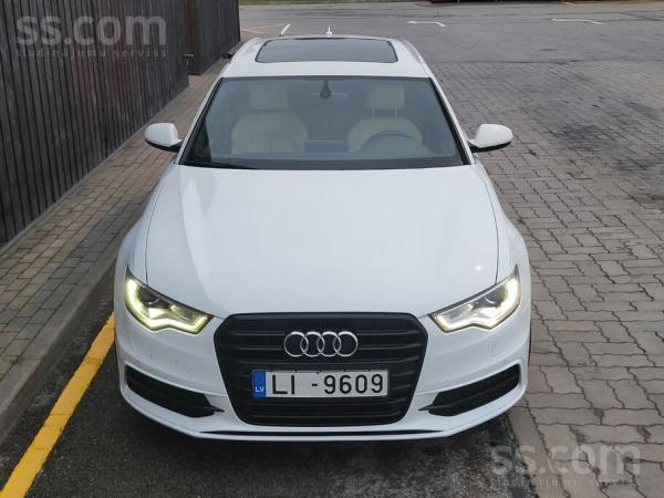 White Audi A6 2012 in Riga, with an engine capacity of 3.00 L and mileage of 344 thousand km for 11200 €, photo 2 on AUTOMOTO.COM.LV