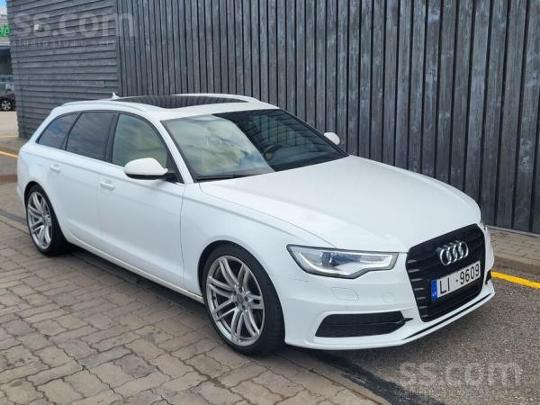 White Audi A6 2012 in Riga, with an engine capacity of 3.00 L and mileage of 344 thousand km for 11200 €, photo 4 on AUTOMOTO.COM.LV