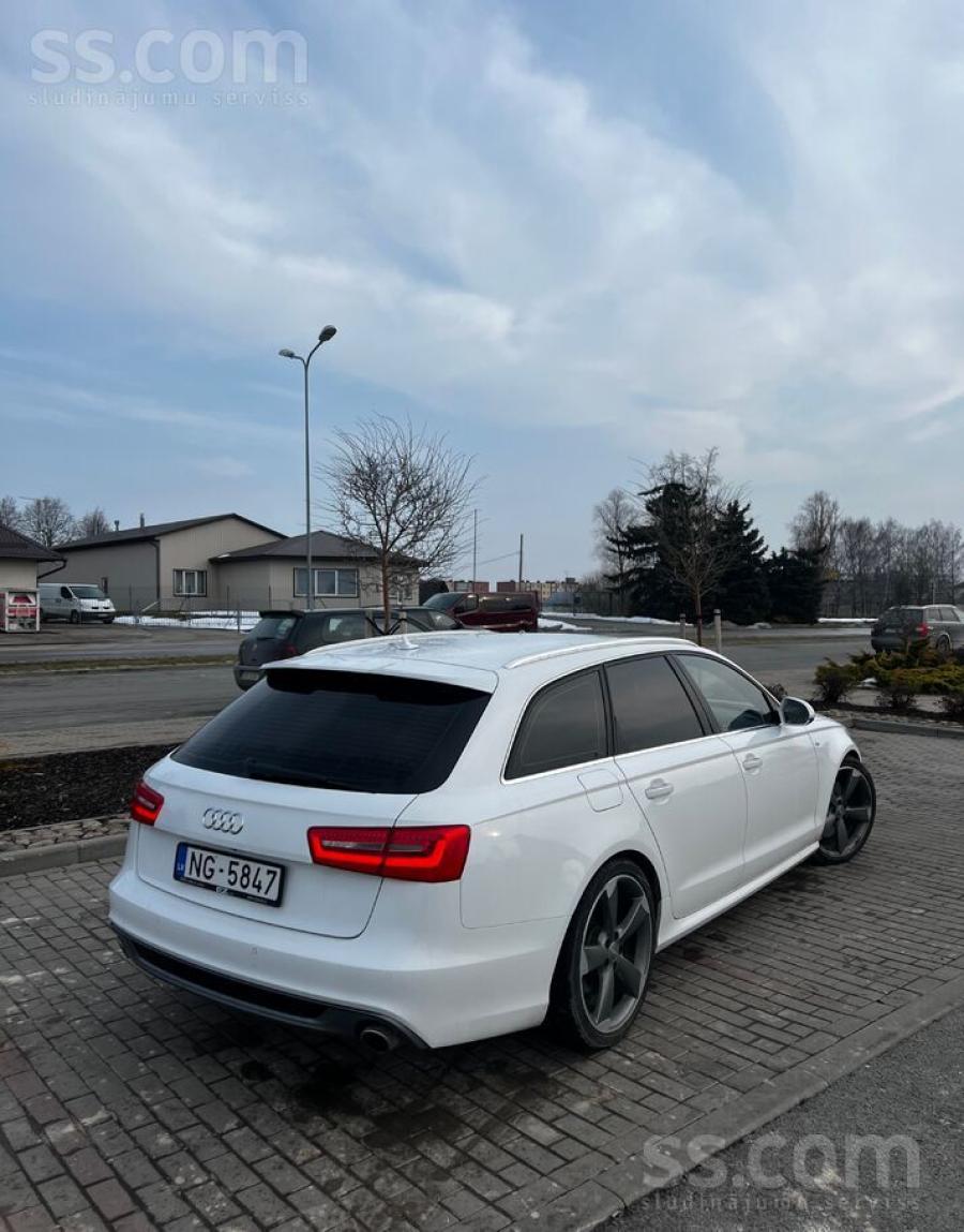 Balts Audi A6 2012 Bauska, ar dzinēja tilpumu 3.00 L un nobraukumu 296 tūkst. km par 12900 €, foto 5 vietnē AUTOMOTO.COM.LV