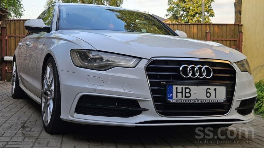 White Audi A6 2012 in Liepaja, with an engine capacity of 2.00 L and mileage of 333 thousand km for 10000 €, photo 6 on AUTOMOTO.COM.LV