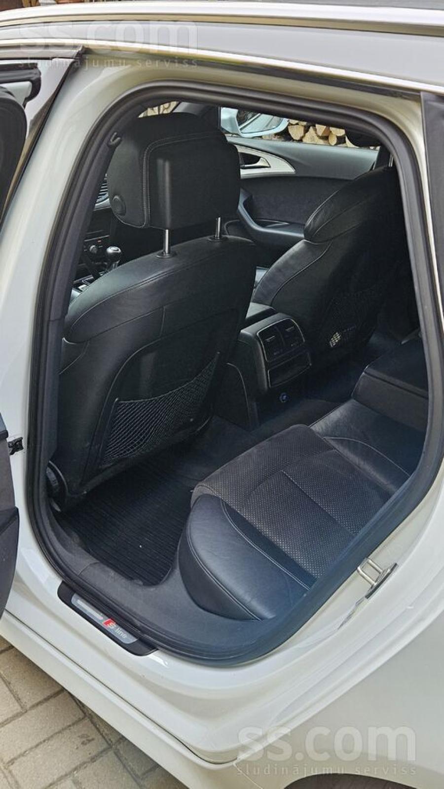 White Audi A6 2012 in Liepaja, with an engine capacity of 2.00 L and mileage of 333 thousand km for 10000 €, photo 17 on AUTOMOTO.COM.LV