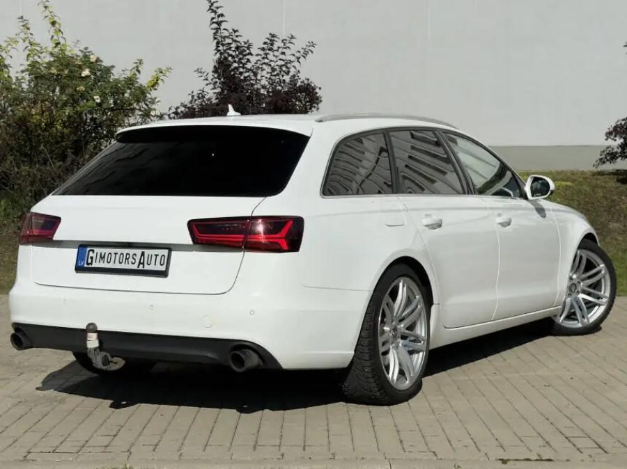 White Audi A6 2012 in Riga, with an engine capacity of 3.00 L and mileage of 338 thousand km for 9150 €, photo 6 on AUTOMOTO.COM.LV