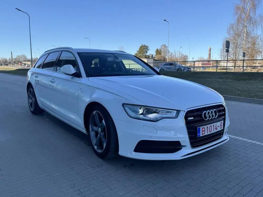 White Audi A6 2012 in Rezekne, with an engine capacity of 2.00 L and mileage of 190 thousand km for 9200 €, photo 4 on AUTOMOTO.COM.LV