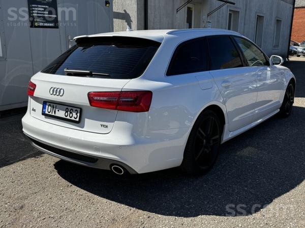 White Audi A6 2012 in Daugavpils, with an engine capacity of 3.00 L and mileage of 0 thousand km for 11500 €, photo 6 on AUTOMOTO.COM.LV