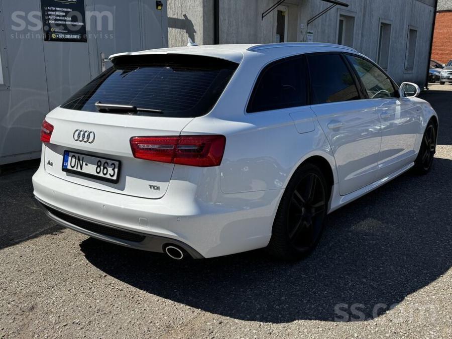 White Audi A6 2012 in Daugavpils, with an engine capacity of 3.00 L and mileage of 0 thousand km for 11500 €, photo 7 on AUTOMOTO.COM.LV