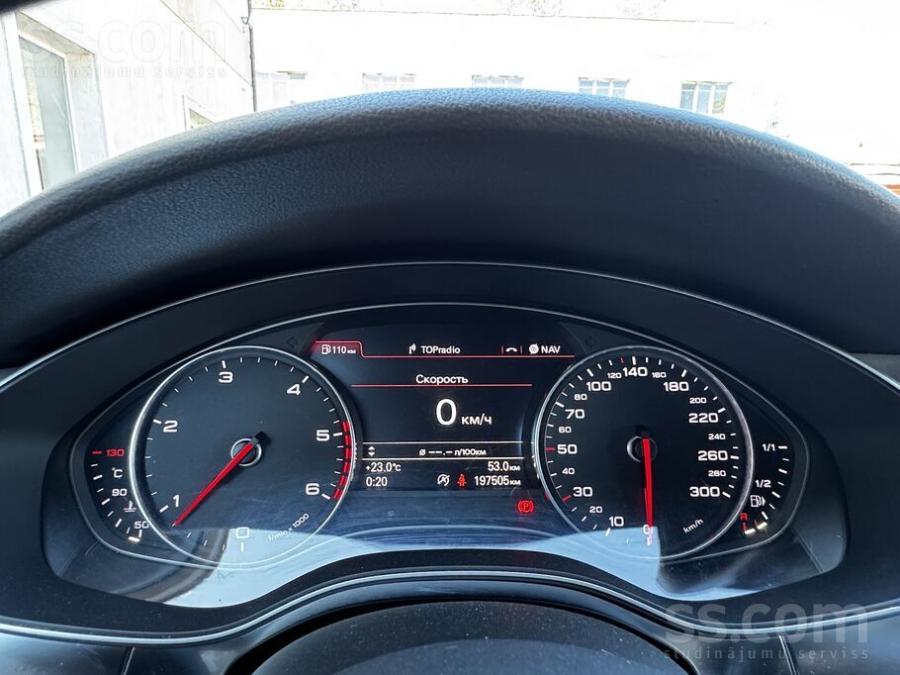 White Audi A6 2012 in Daugavpils, with an engine capacity of 3.00 L and mileage of 0 thousand km for 11500 €, photo 20 on AUTOMOTO.COM.LV