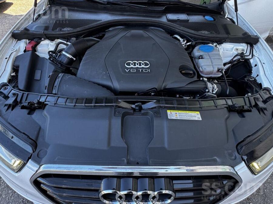 White Audi A6 2012 in Daugavpils, with an engine capacity of 3.00 L and mileage of 0 thousand km for 11500 €, photo 29 on AUTOMOTO.COM.LV