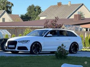 Balts Audi A6 2012 Viļņa, ar dzinēja tilpumu 2.97 L un nobraukumu 265 tūkst. km par 9950 €, foto  vietnē AUTOMOTO.COM.LV