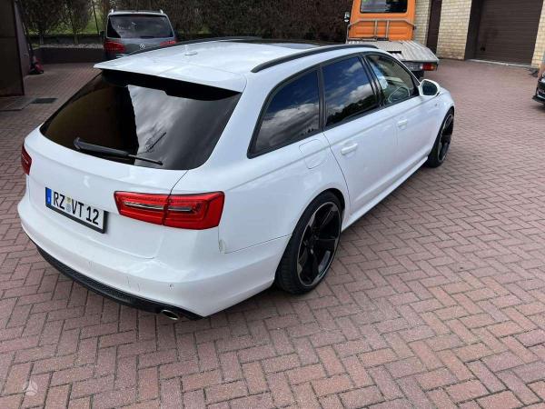 White Audi A6 2012 in Vilnius, with an engine capacity of 2.97 L and mileage of 265 thousand km for 9950 €, photo 5 on AUTOMOTO.COM.LV