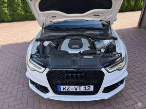 White Audi A6 2012 in Vilnius, with an engine capacity of 2.97 L and mileage of 265 thousand km for 9950 €, photo 9 on AUTOMOTO.COM.LV