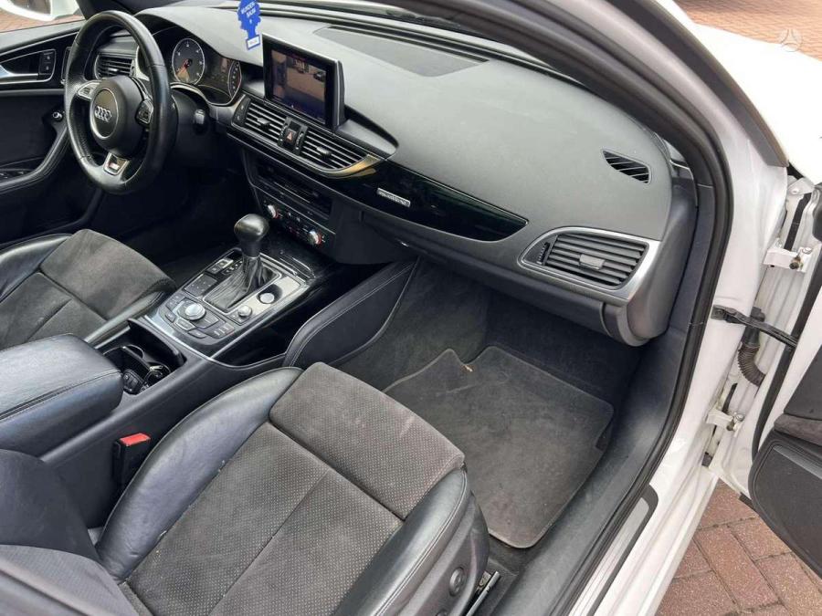 White Audi A6 2012 in Vilnius, with an engine capacity of 2.97 L and mileage of 265 thousand km for 9950 €, photo 11 on AUTOMOTO.COM.LV