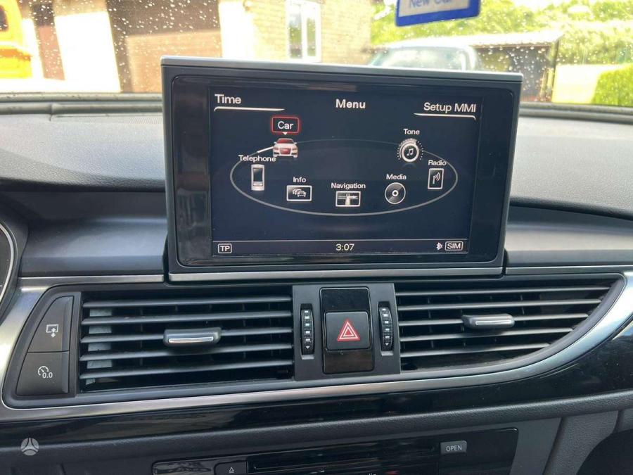White Audi A6 2012 in Vilnius, with an engine capacity of 2.97 L and mileage of 265 thousand km for 9950 €, photo 16 on AUTOMOTO.COM.LV