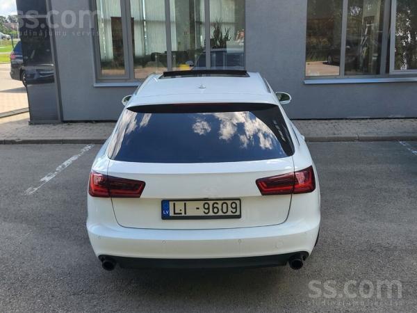 White Audi A6 2012 in Riga, with an engine capacity of 3.00 L and mileage of 345 thousand km for 10900 €, photo 8 on AUTOMOTO.COM.LV