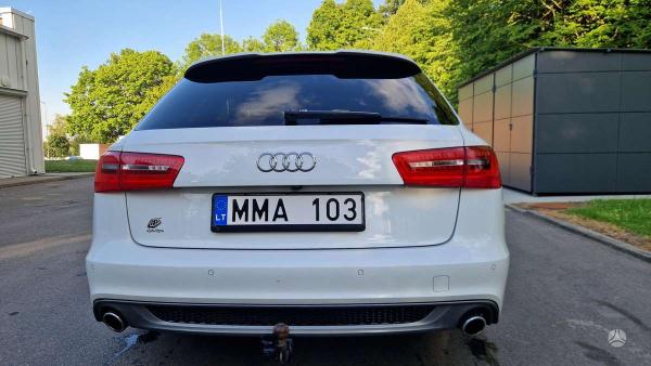 White Audi A6 2012 in Alytus, with an engine capacity of 2.97 L and mileage of 320 thousand km for 12900 €, photo 6 on AUTOMOTO.COM.LV