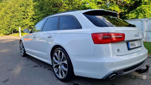 White Audi A6 2012 in Alytus, with an engine capacity of 2.97 L and mileage of 320 thousand km for 12900 €, photo 7 on AUTOMOTO.COM.LV