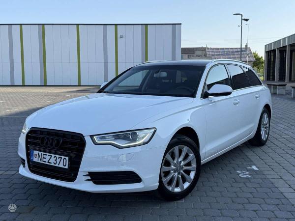 White Audi A6 2012 in Kaunas, with an engine capacity of 1.97 L and mileage of 347 thousand km for 8500 €, photo 1 on AUTOMOTO.COM.LV