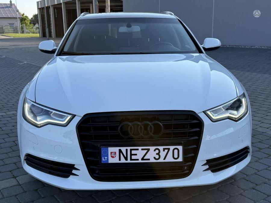 White Audi A6 2012 in Kaunas, with an engine capacity of 1.97 L and mileage of 347 thousand km for 8500 €, photo 4 on AUTOMOTO.COM.LV