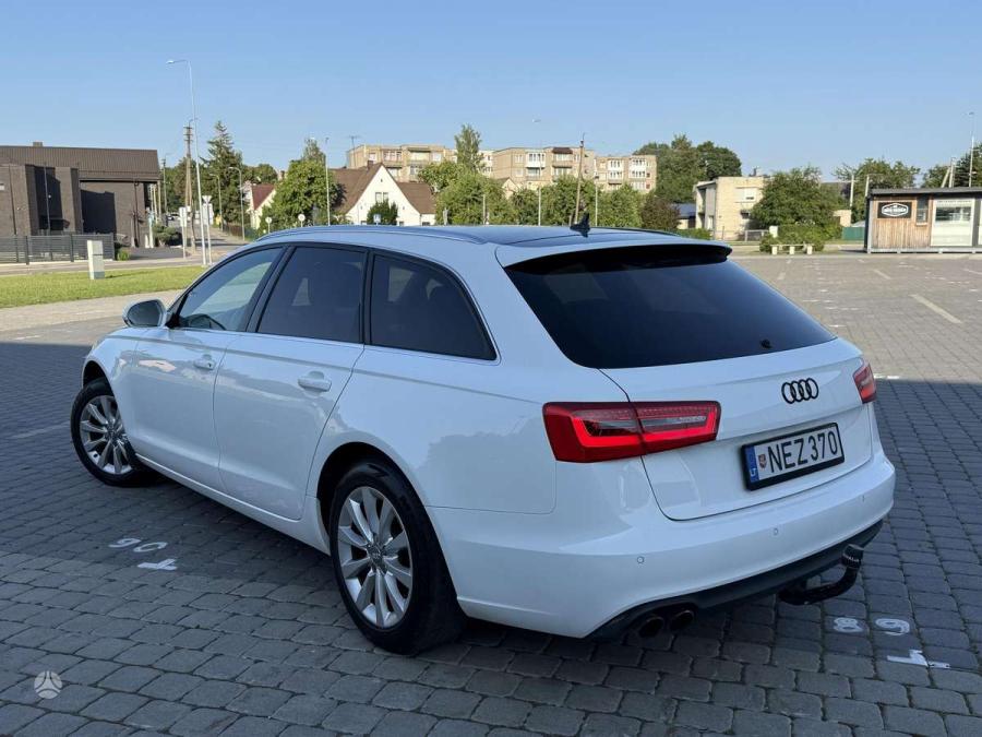 White Audi A6 2012 in Kaunas, with an engine capacity of 1.97 L and mileage of 347 thousand km for 8500 €, photo 8 on AUTOMOTO.COM.LV
