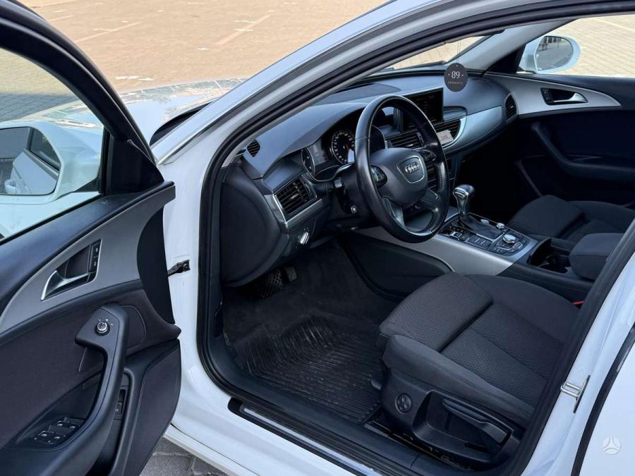 White Audi A6 2012 in Kaunas, with an engine capacity of 1.97 L and mileage of 347 thousand km for 8500 €, photo 10 on AUTOMOTO.COM.LV