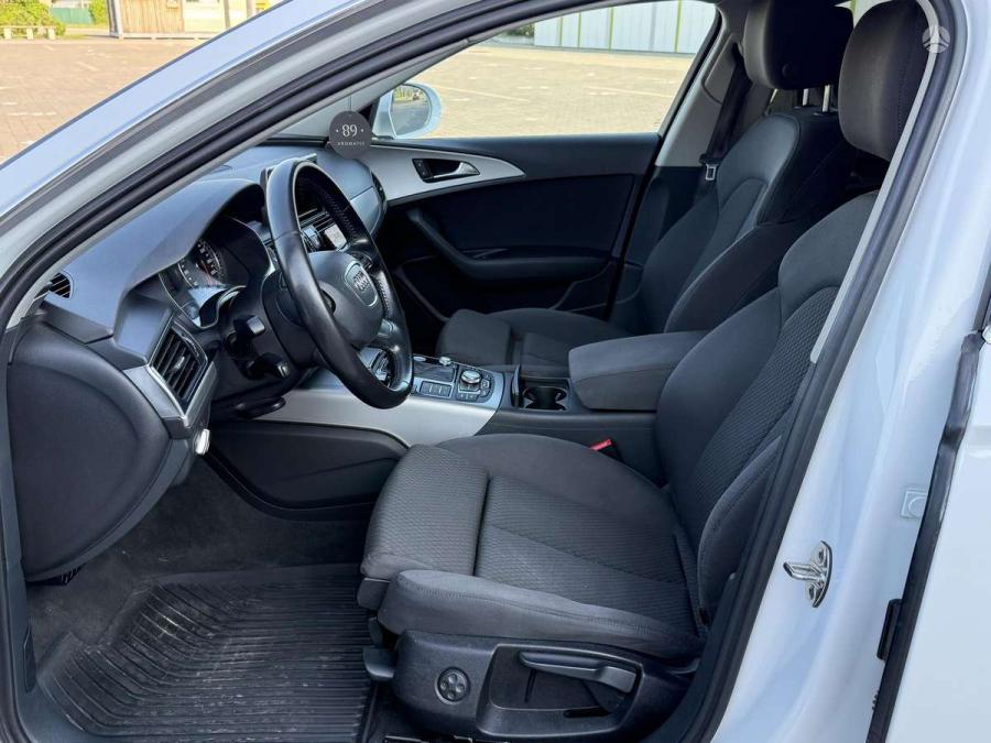 White Audi A6 2012 in Kaunas, with an engine capacity of 1.97 L and mileage of 347 thousand km for 8500 €, photo 11 on AUTOMOTO.COM.LV