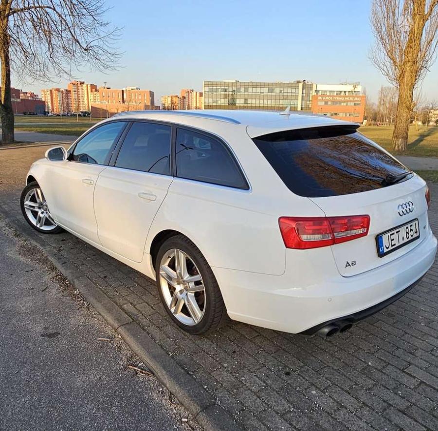 Balts Audi A6 2012 Klaipėda, ar dzinēja tilpumu 1.97 L un nobraukumu 270 tūkst. km par 8600 €, foto 14 vietnē AUTOMOTO.COM.LV