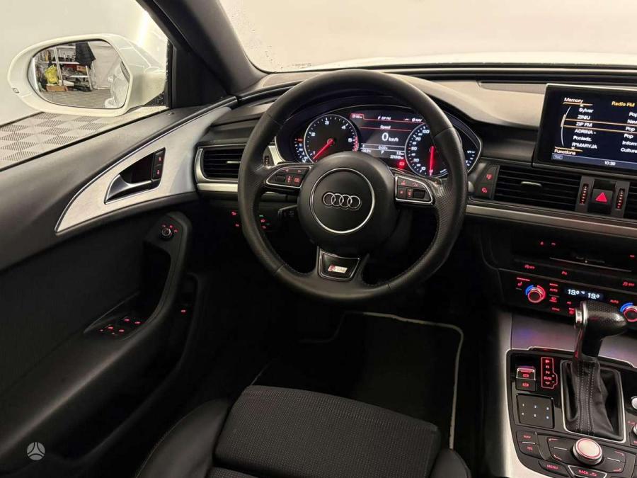 White Audi A6 2012 in Marijampole, with an engine capacity of 2.97 L and mileage of 322 thousand km for 11450 €, photo 21 on AUTOMOTO.COM.LV
