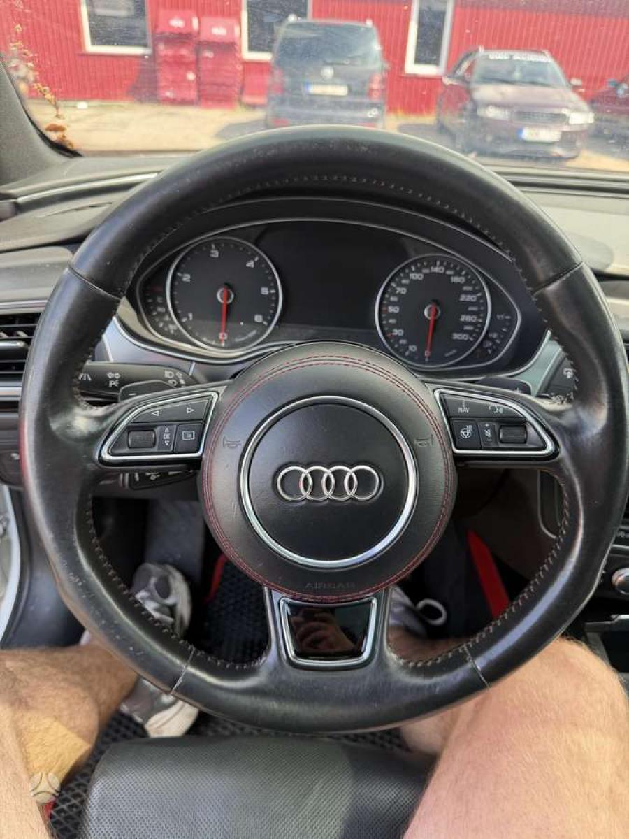 White Audi A6 2012 in Marijampole, with an engine capacity of 3.00 L and mileage of 281 thousand km for 8800 €, photo 18 on AUTOMOTO.COM.LV