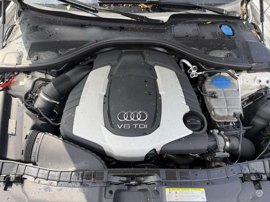 White Audi A6 2012 in Marijampole, with an engine capacity of 3.00 L and mileage of 281 thousand km for 8800 €, photo 21 on AUTOMOTO.COM.LV