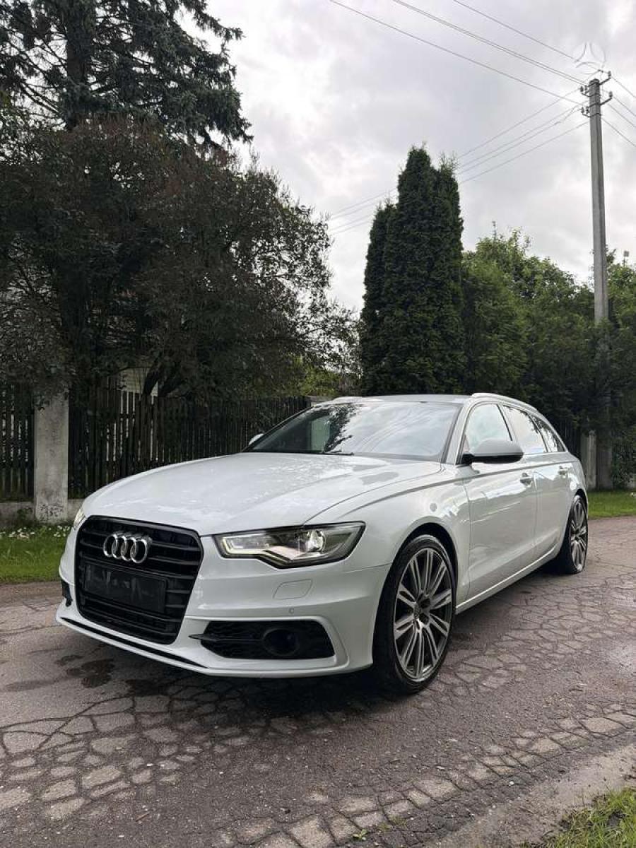 Balts Audi A6 2012 Kauņa, ar dzinēja tilpumu 2.97 L un nobraukumu 320 tūkst. km par 8299 €, foto 1 vietnē AUTOMOTO.COM.LV